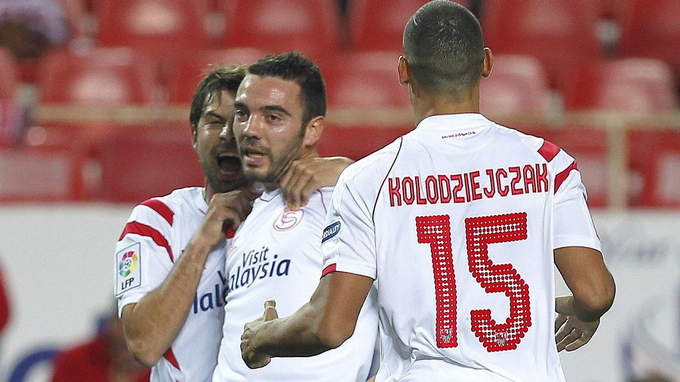Iago Aspas y Denís Suárez golean en la victoria del Sevilla ante el Granada