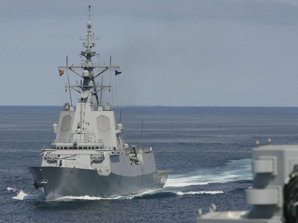 La F-103, en la operación de defensa aérea Eagle Eye junto a cazas F-18