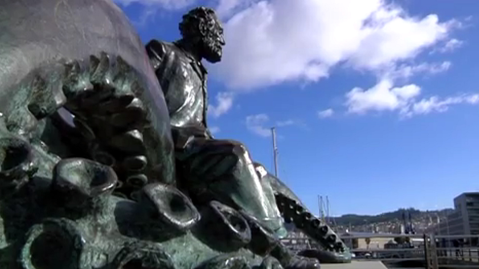 Cuando el Nautilus llegó a la bahía de Vigo