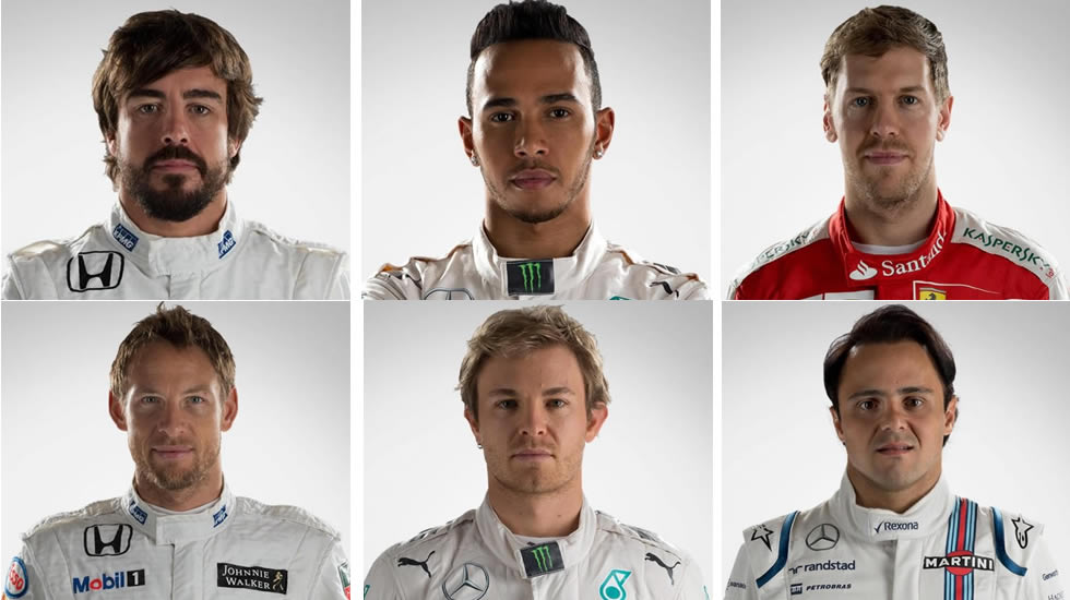Las 22 caras de la Fórmula 1