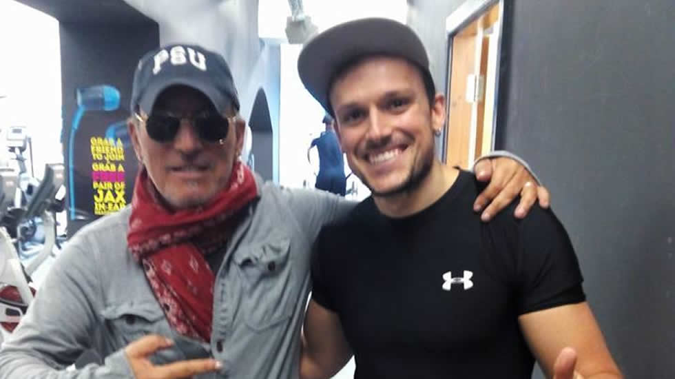 El pontevedrés que compartió sesión de «gym» con Springsteen