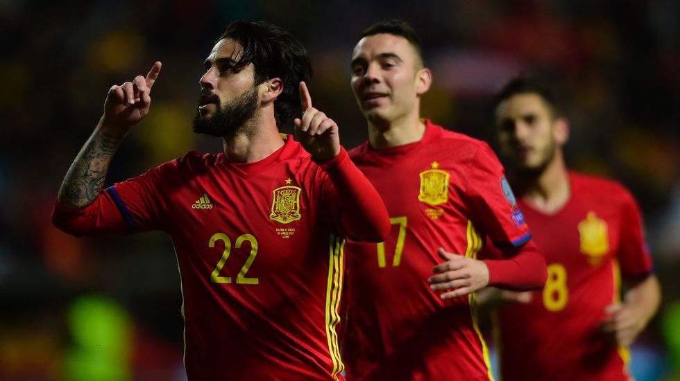 Un año del debut de Aspas en partido oficial con España