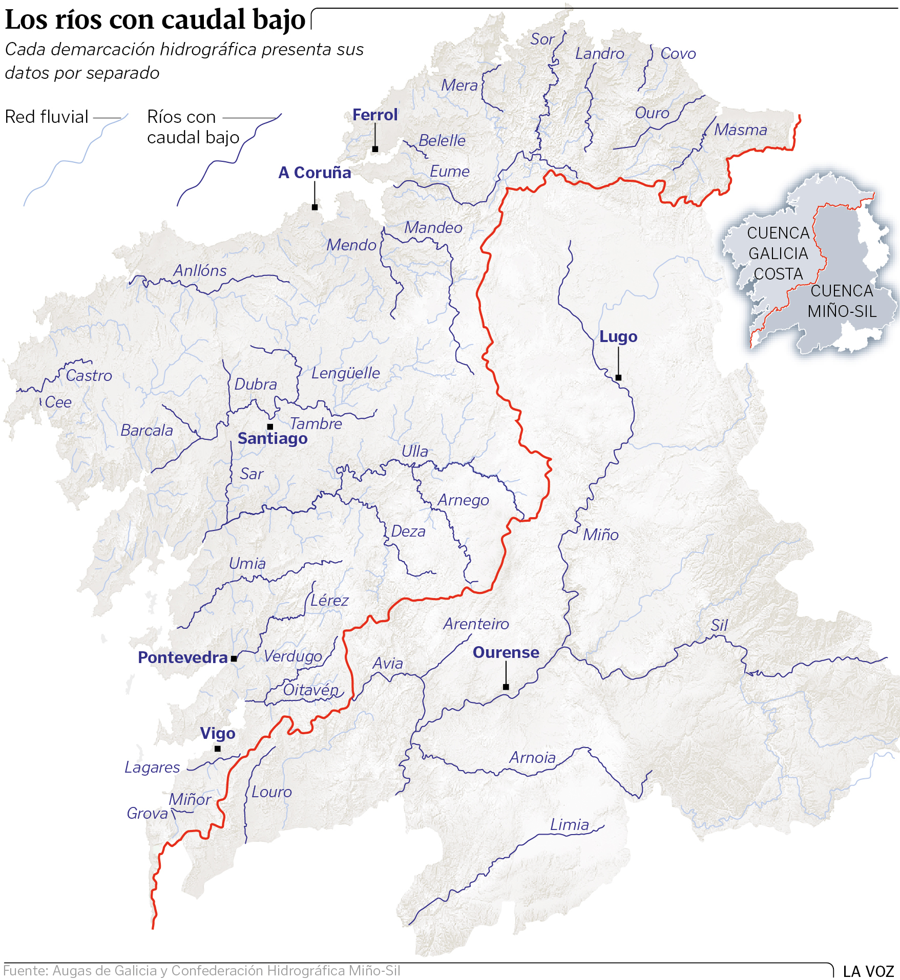 Más de 100 imágenes y mapas de rí­os de España