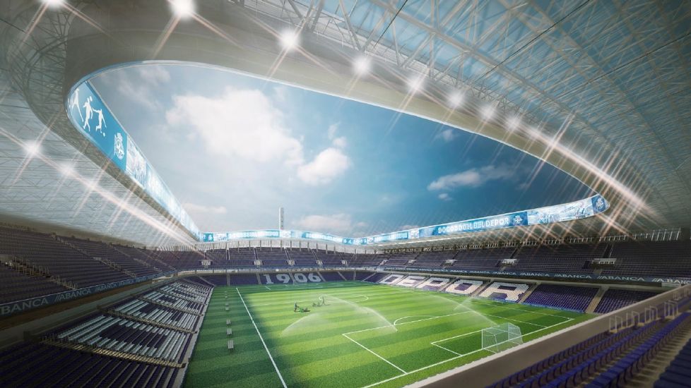 La reforma del estadio de Riazor toma forma