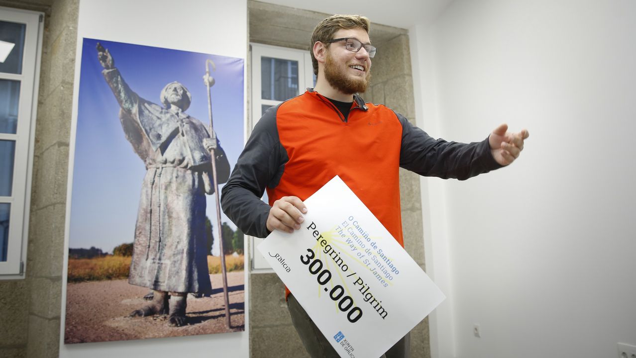 Andrew Larkin, de Michigan, es el peregrino 300.000