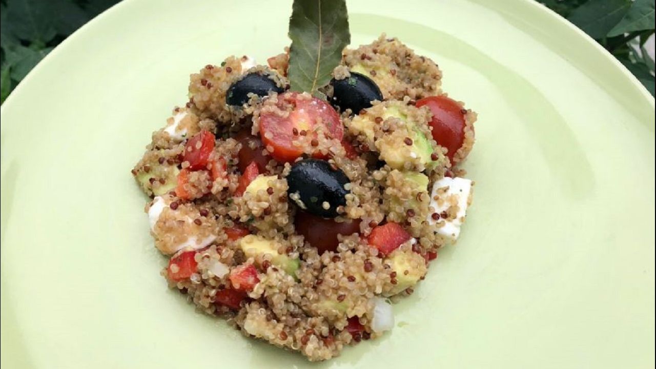 Ensalada de quinoa integral