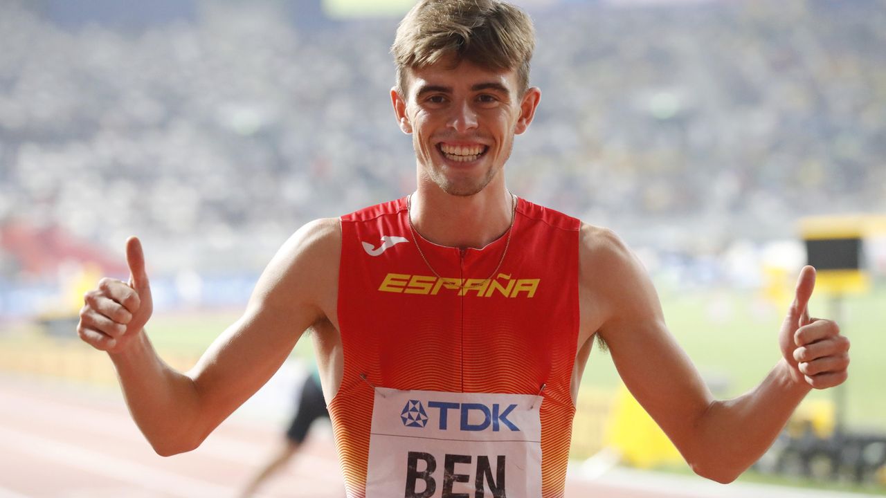 Adrián Ben, el mejor español en una gran final de 800 metros