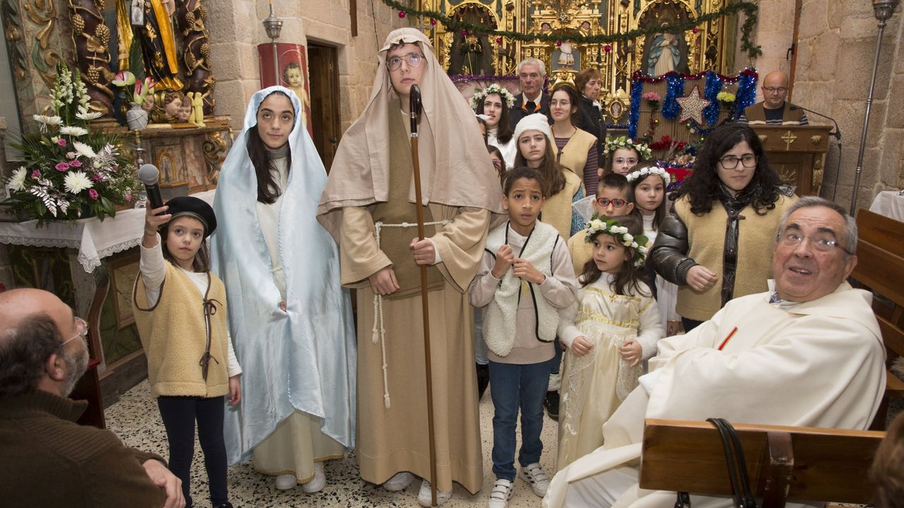 Escenificaciones del belén en Sísamo en Carballo