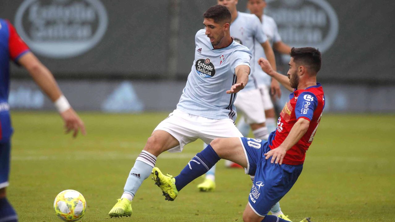 Juan Ros, centenario con el Celta B