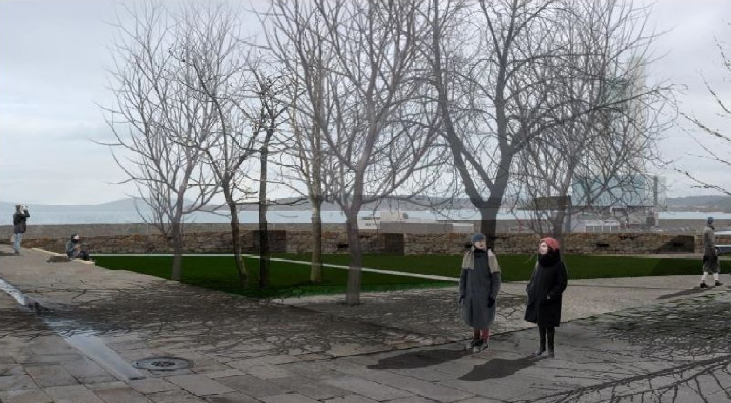 Un parque para la parte trasera de la Fundación Luis Seoane