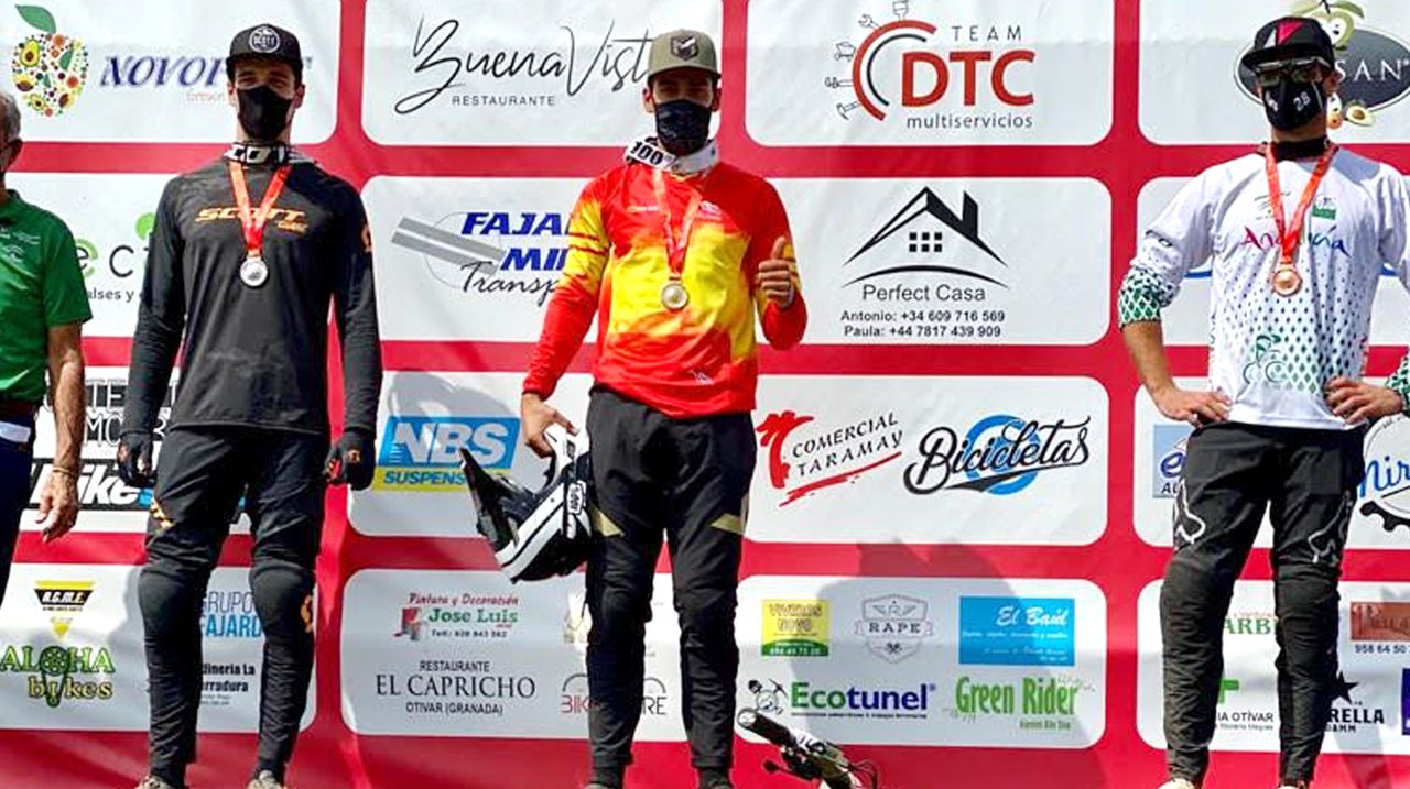 Ángel Suárez, campeón de España en la modalidad de descenso