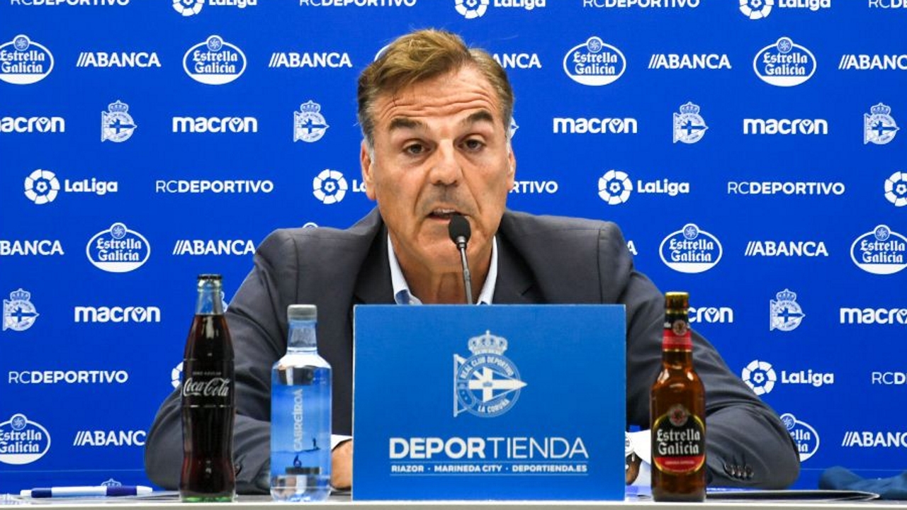 Fernando Vidal comparece hoy ante la grave situación del Deportivo