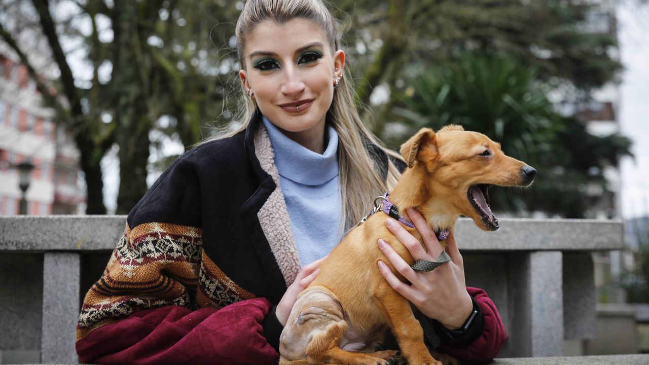 «Karma llegó de la perrera muerta de miedo y dolor»