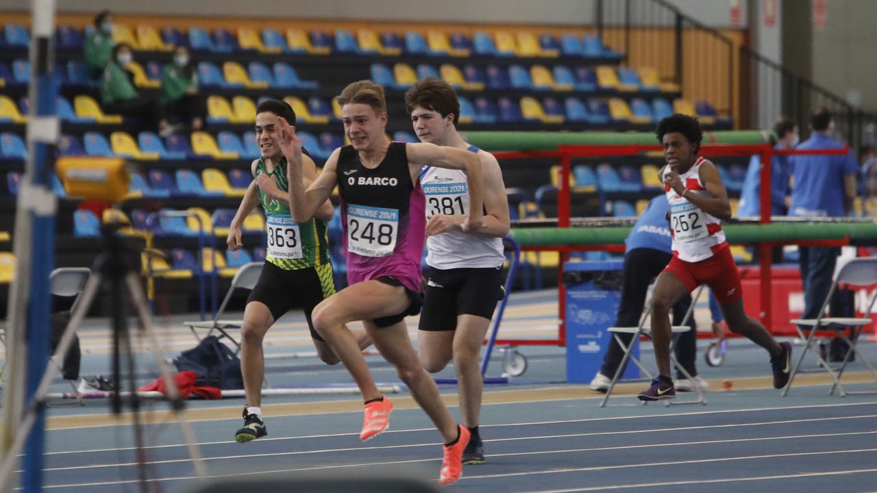 Nueve centésimas dejaron sin récord gallego de 300 lisos a Javier Trillo