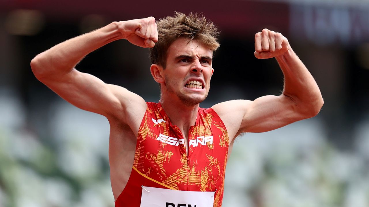 Adrián Ben será el primer español en una final olímpica de 800