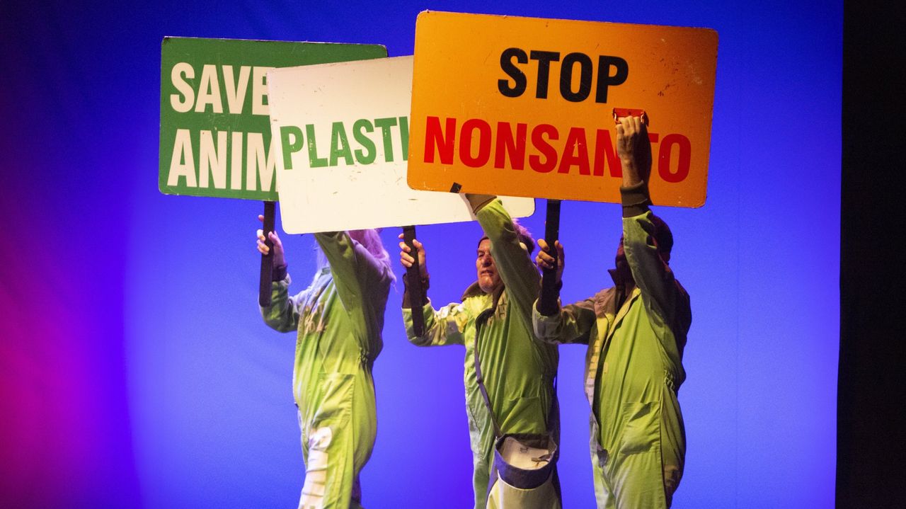 «Greenpis», sátira sobre la ecología de la compañía Yllana Teatro en Ferrol