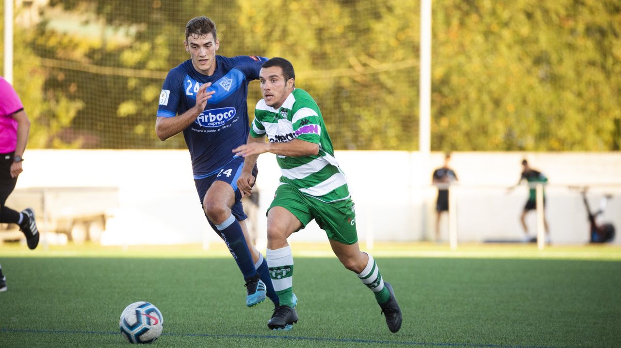 Moure y Aitor Díaz volvieron a jugar con la selección gallega