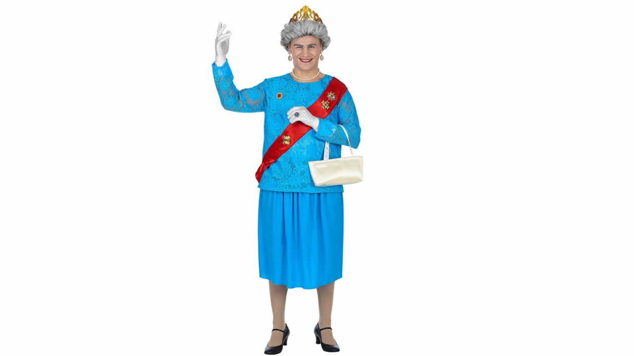 El disfraz de la reina Isabel II triunfa por Halloween