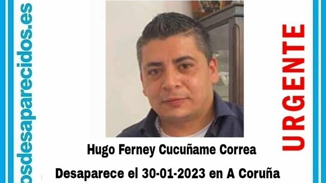 Denuncian en A Coruña la desaparición de Hugo Ferney Cucuñame