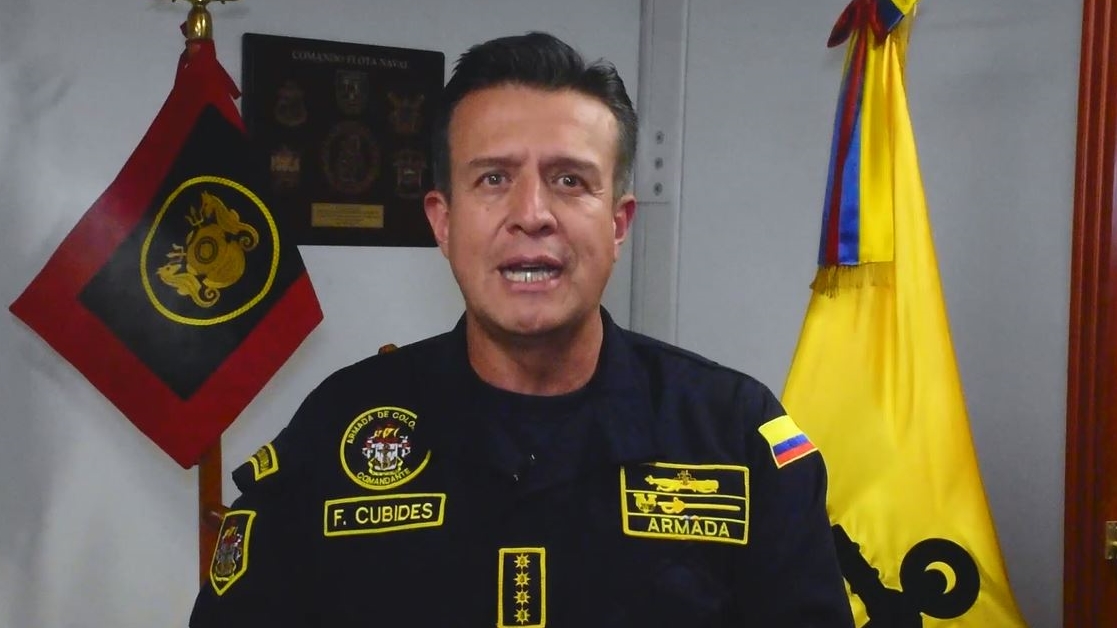 Francisco Cubides, comandante de la Armada de Colombia