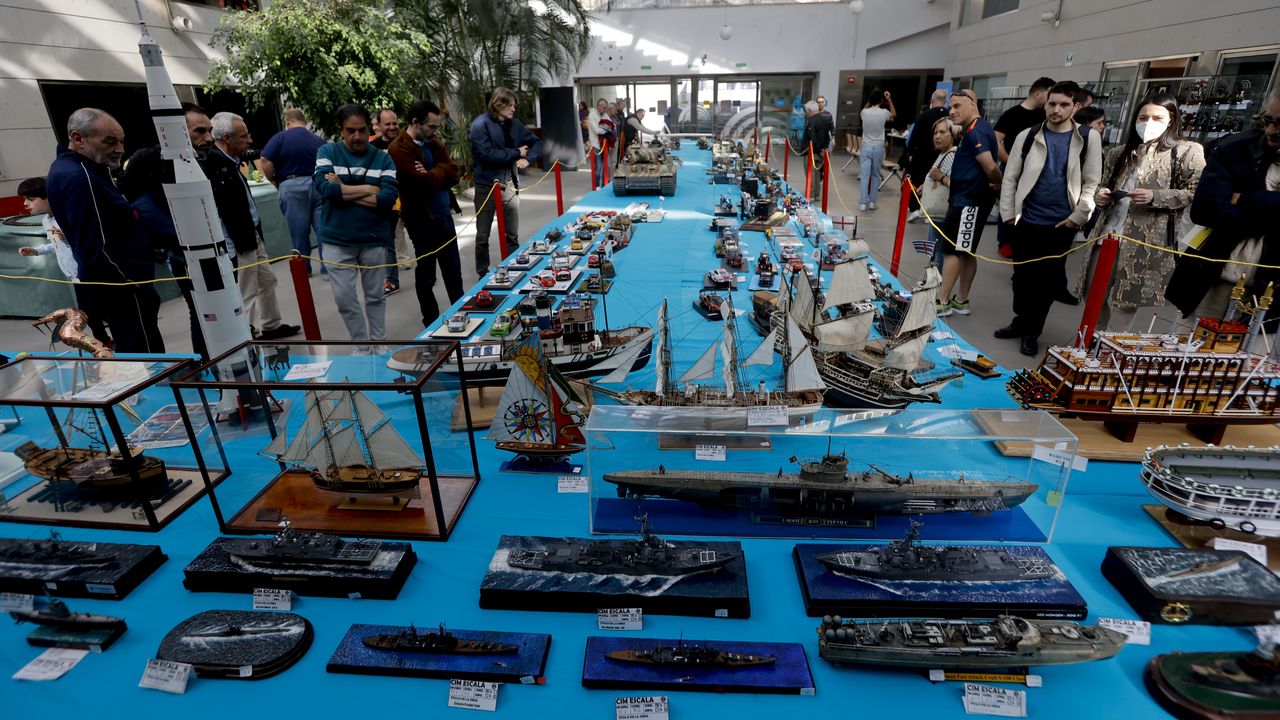 Más de 450 maquetas, expuestas en A Coruña en el Certamen de Modelismo