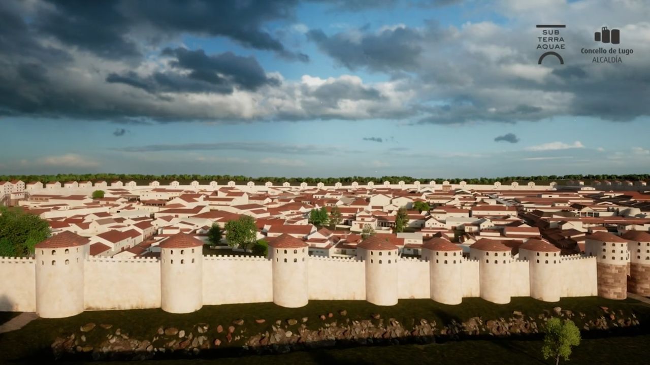 Nuevas imágenes sobre Lucus Augusti en 3D