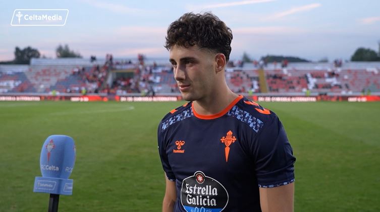 Pablo Durán: «Como aficionado en Balaídos, soñaba con cinco minutos ahí ...