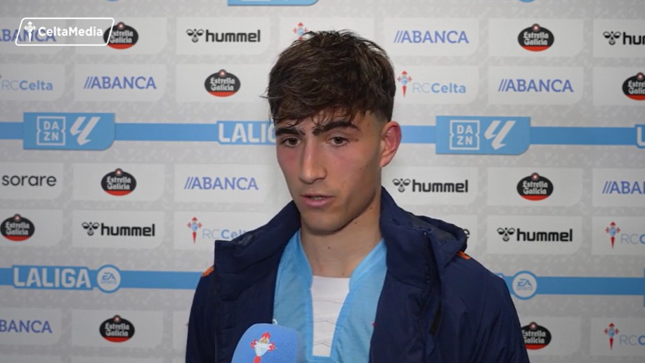 Javi Rodríguez: «Viñamos dun mes difícil e esta vitoria era moi importante»