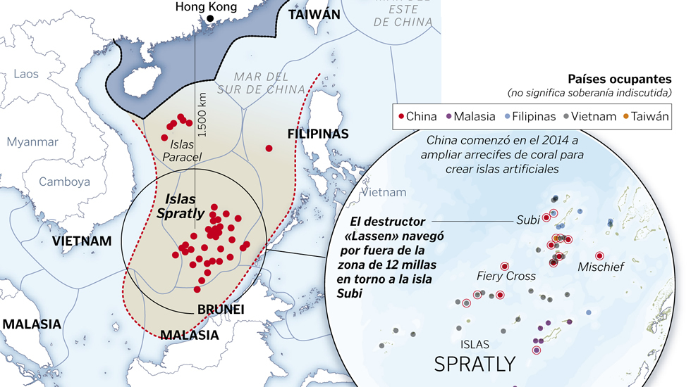 Disputa sobre el control del Mar de China Meridional